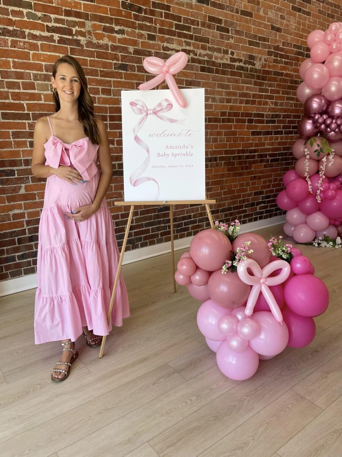 Pink Bow Themed Baby Shower - For The Love Of Glitter
